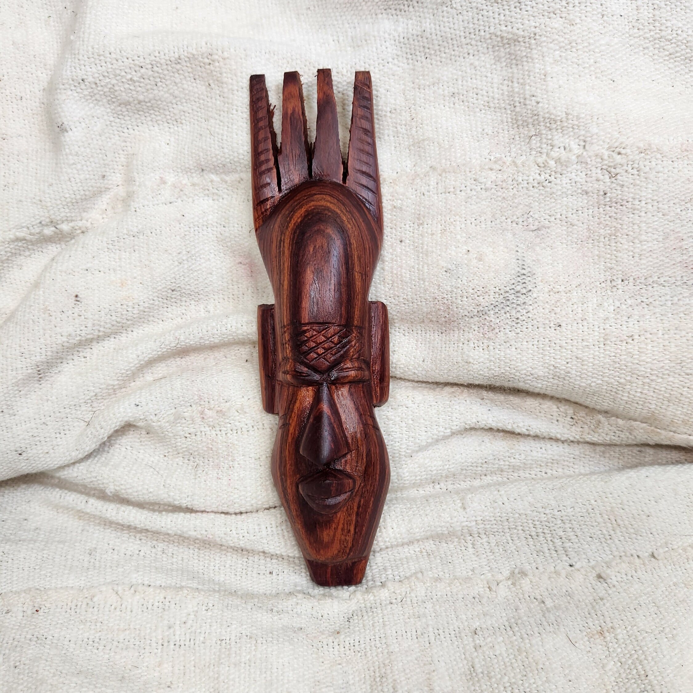 8-10in Senegal Handcrafted Face Mask | African Wall Art - Etsy
