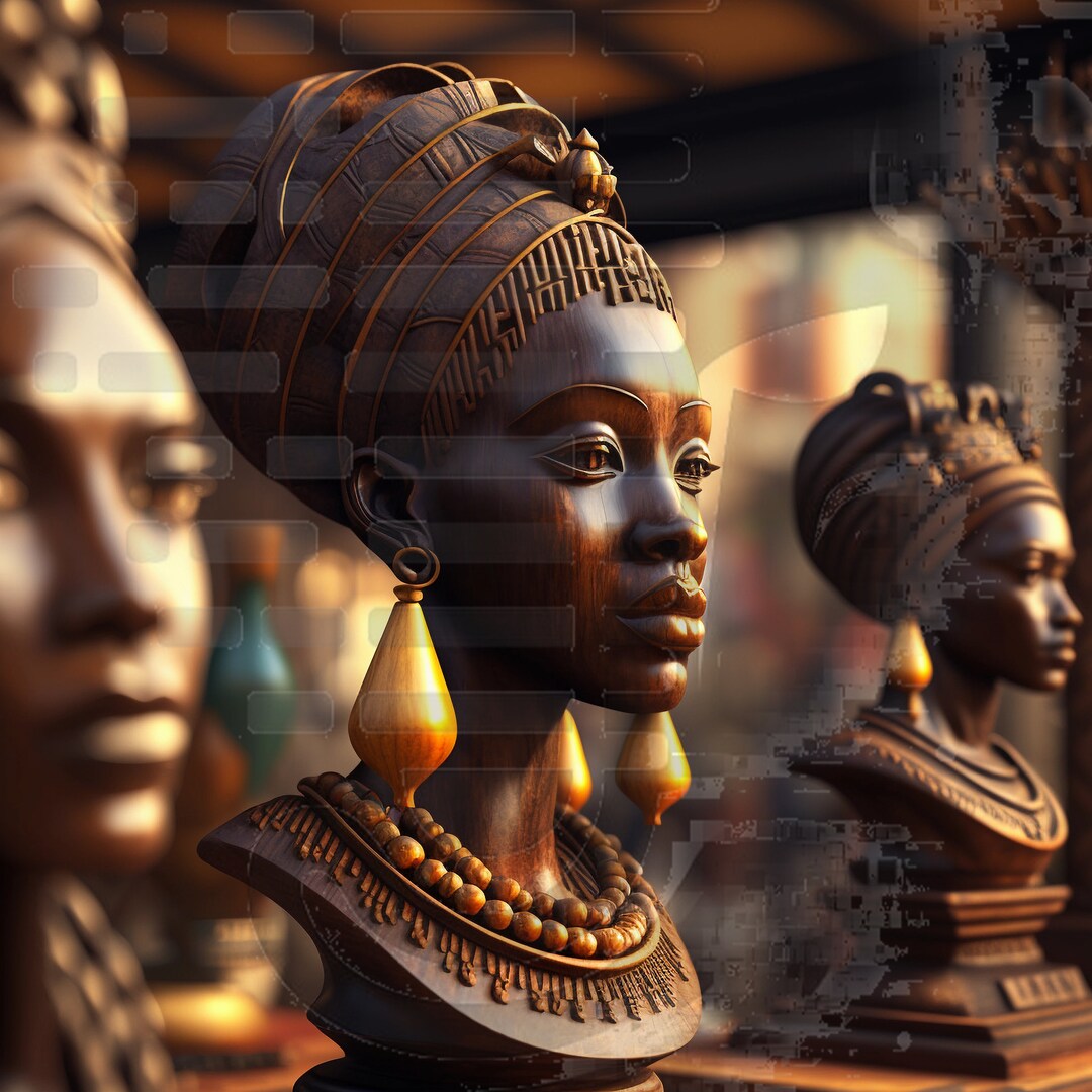 The African Marketplace Collection | African Art | Digital Download - Etsy