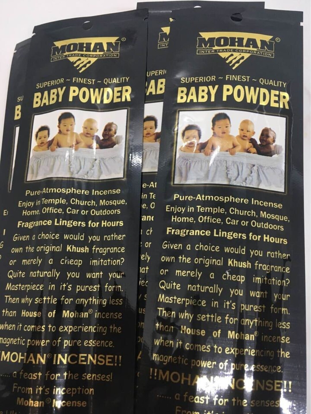 Baby Powder | 20pks | 200ea Mohan Charcoal Incense Sticks - Etsy