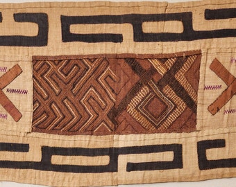 Authentic Kuba Cloth African Wall Art FREE SHIPPING - Etsy