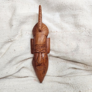 8-10in Senegal Handcrafted Face Mask | African Wall Art - Etsy