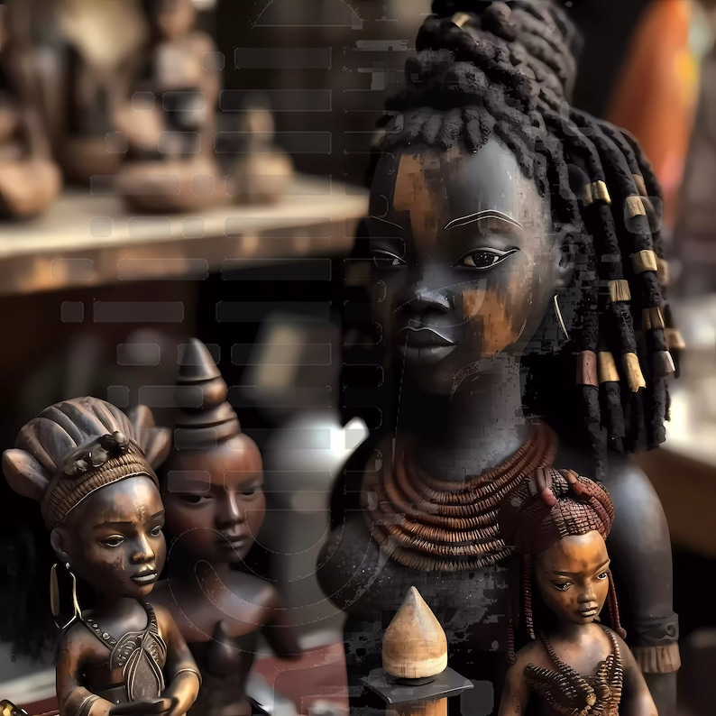 The African Marketplace Collection | African Art | Digital Download - Etsy