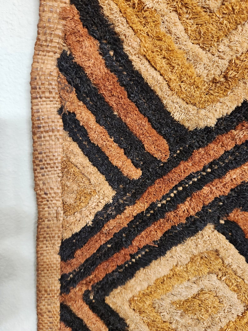 Authentic Kuba Cloth African Wall Art FREE SHIPPING - Etsy