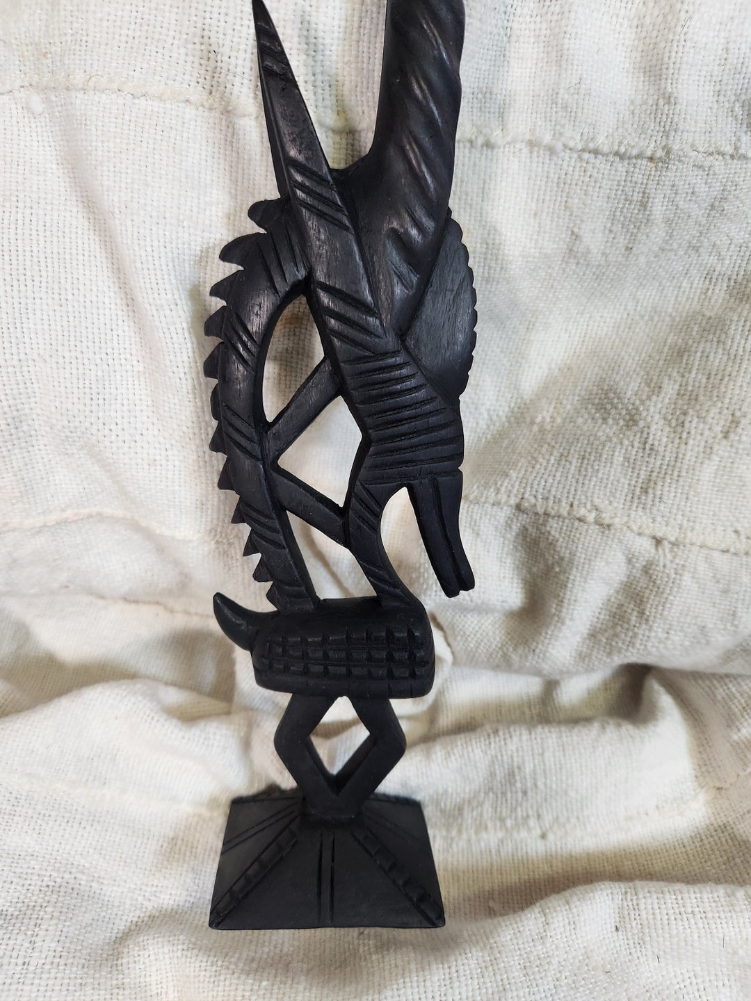 Vintage Chiwara Bambara Antelope Statue Masterful African Tribal Art ...