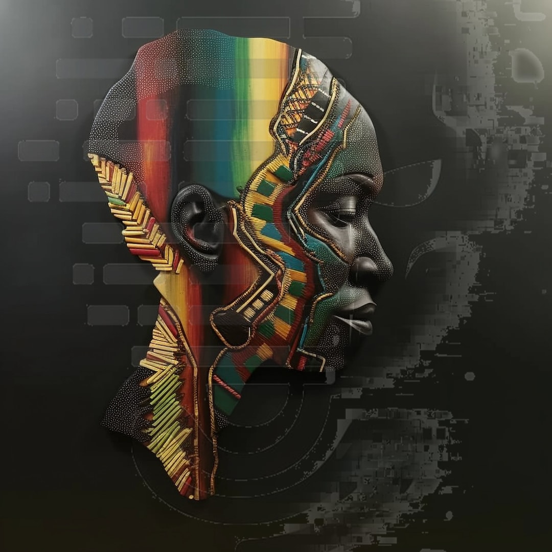 African Abstract Culture Experience | Digital Art - Etsy