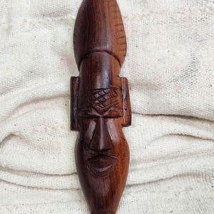 8-10in Senegal Handcrafted Face Mask | African Wall Art - Etsy