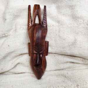 8-10in Senegal Handcrafted Face Mask | African Wall Art - Etsy