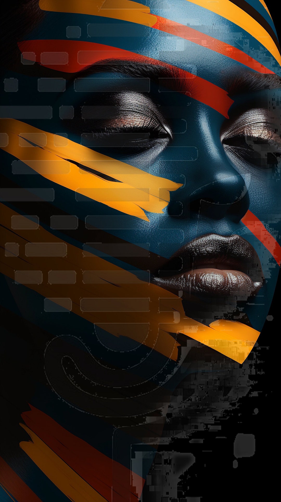 African Abstract Cultural Experience | Digital Art - Etsy