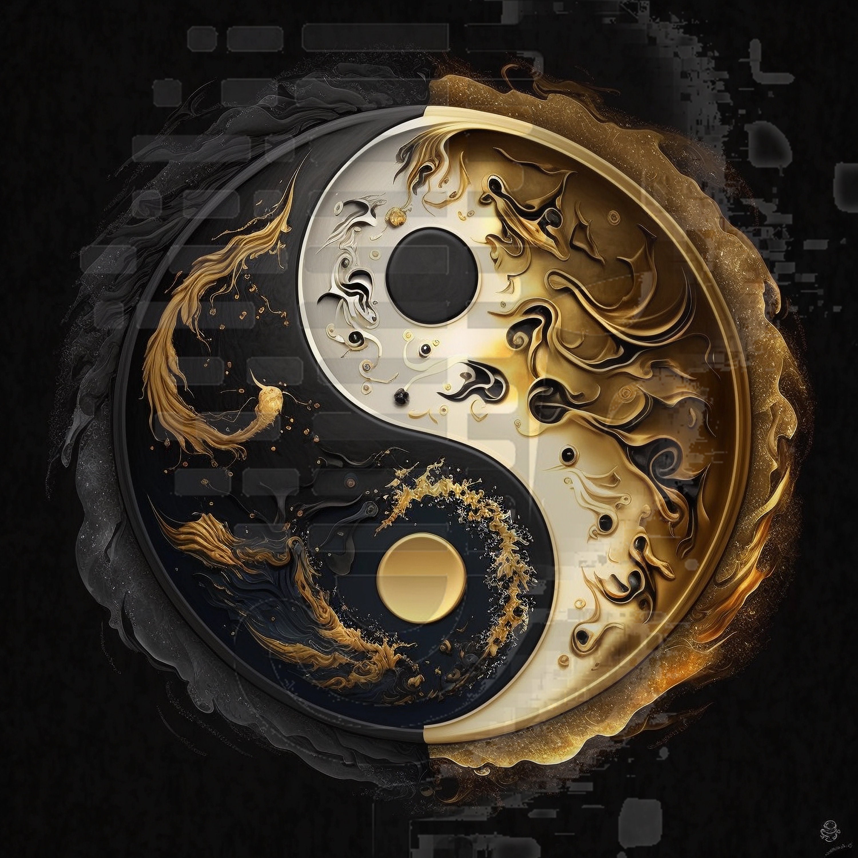 Yin Yang Collection Digital Art | Digital Download - Etsy