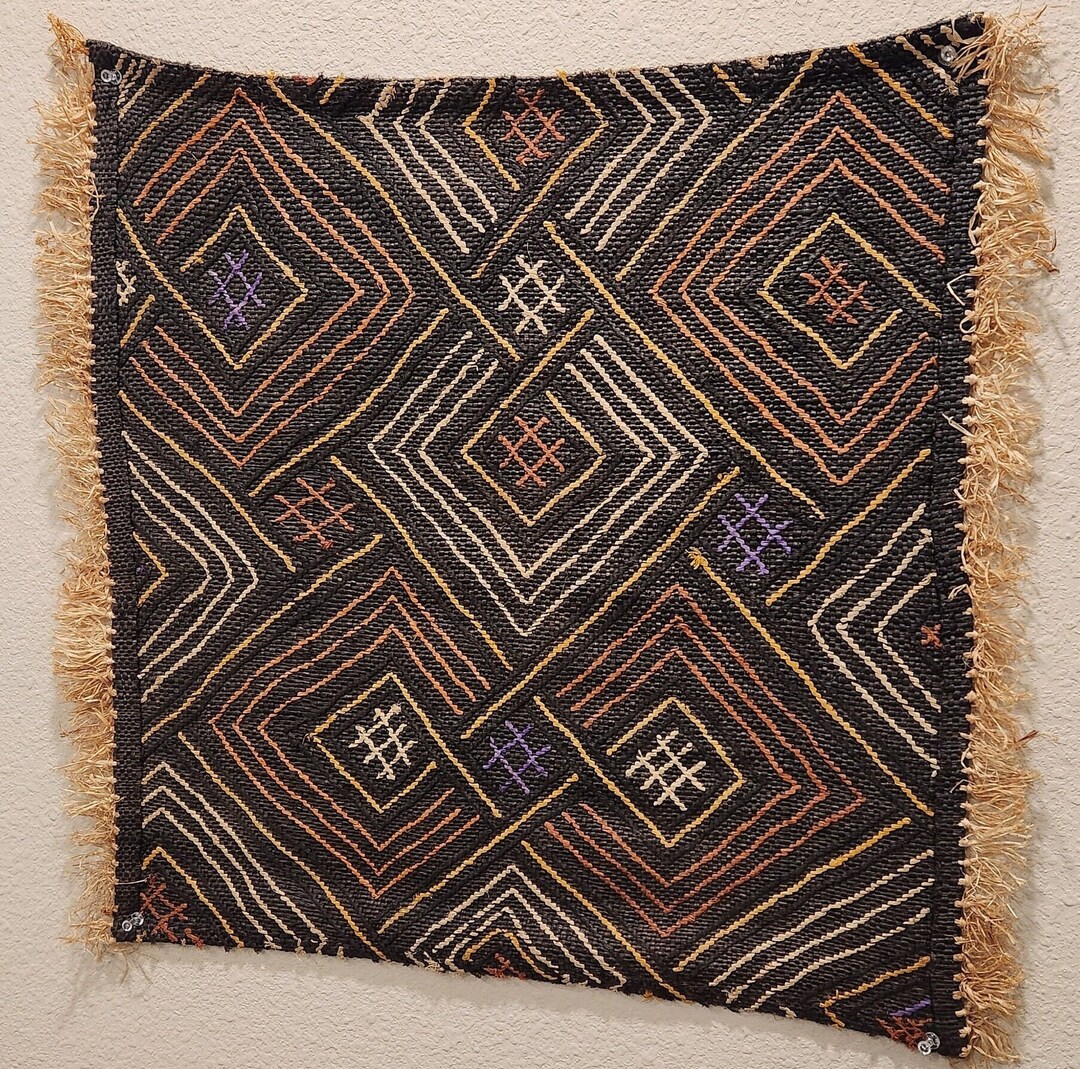 Authentic Kuba Cloth | African Wall Art | FREE SHIPPING - Etsy