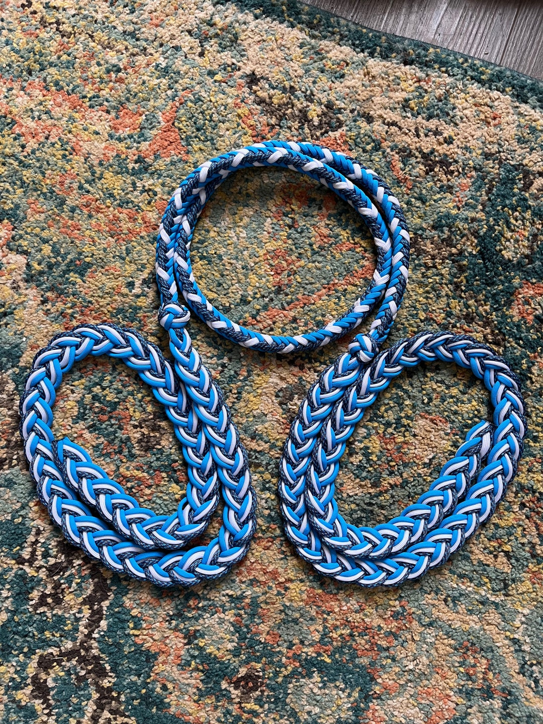 9 Strand Barrel Reins, Loop Reins, Adjustable 8' Long - Etsy