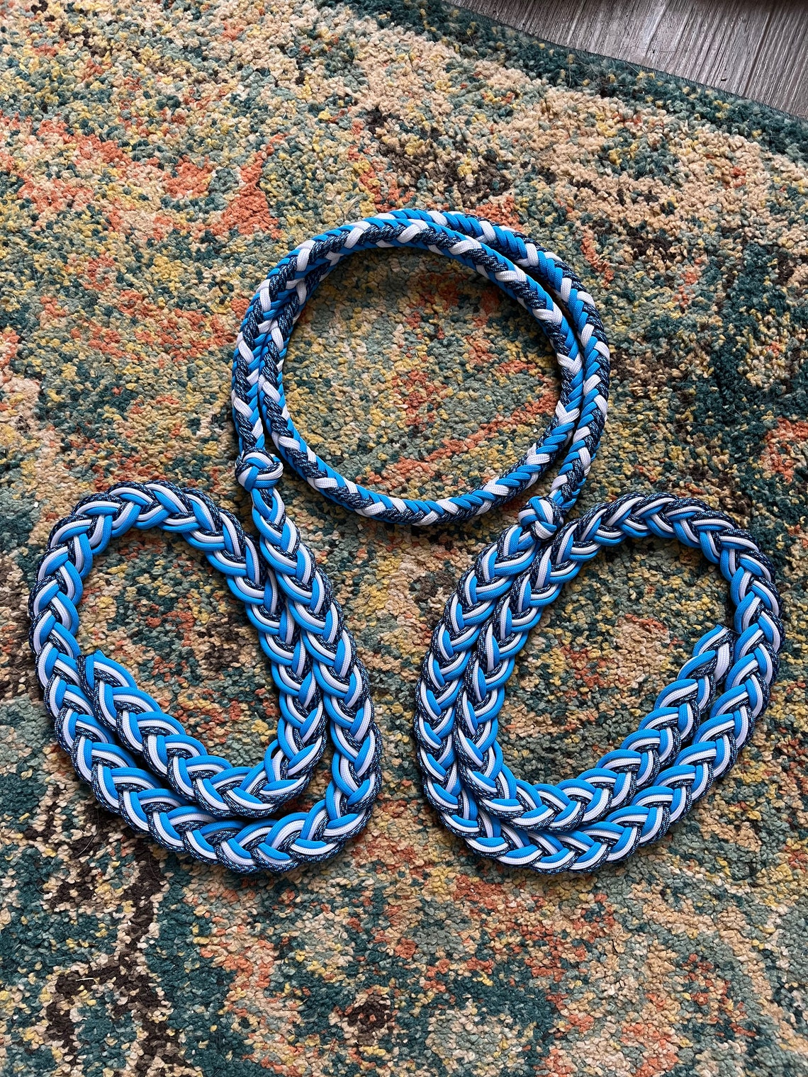 9 Strand Barrel Reins, Loop Reins, Adjustable 8' Long - Etsy