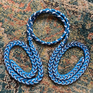 9 Strand Barrel Reins, Loop Reins, Adjustable 8' Long - Etsy