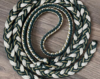 9 Strand Barrel Reins, Loop Reins, Adjustable 8' Long - Etsy