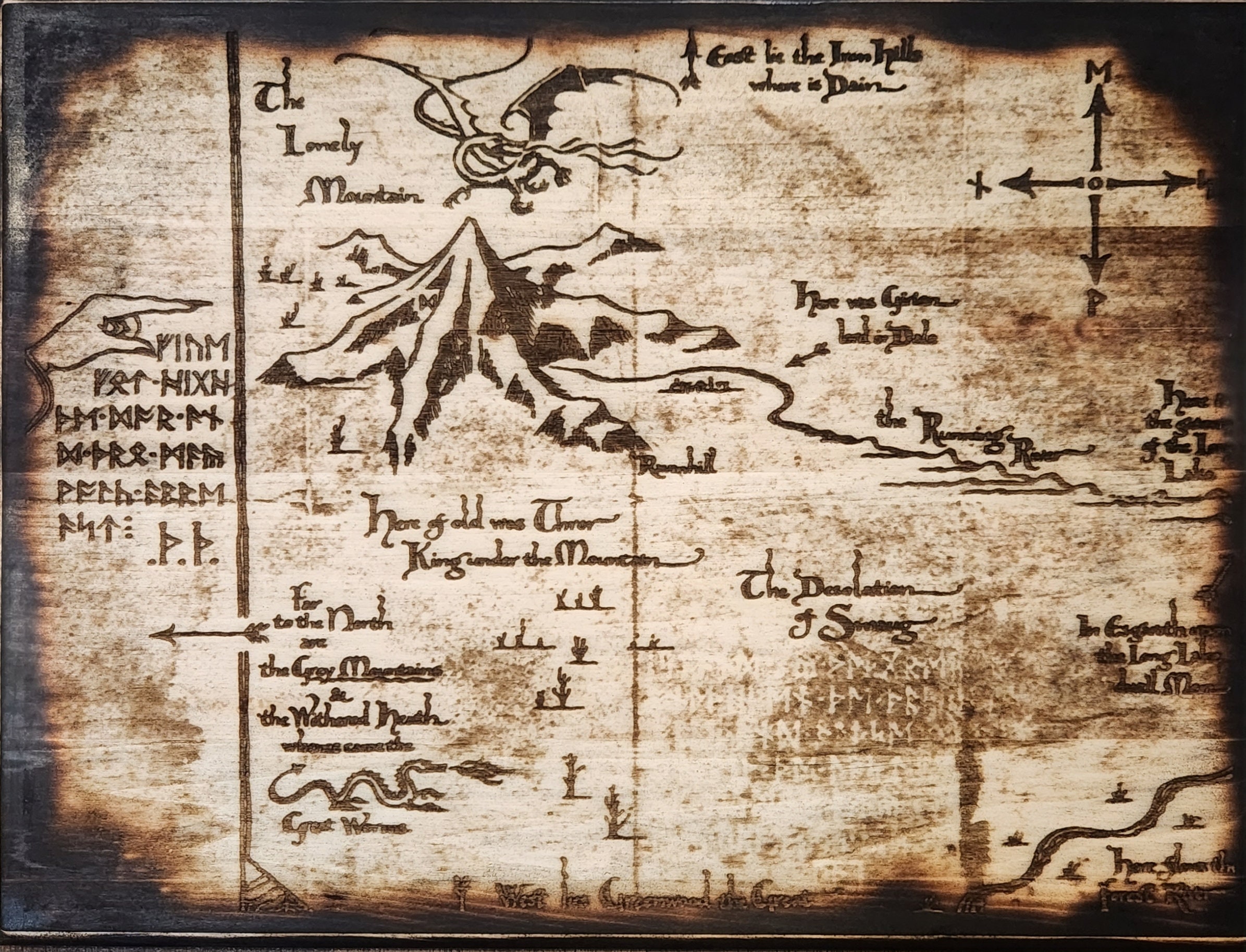 Lonely Mountain Middle Earth Map