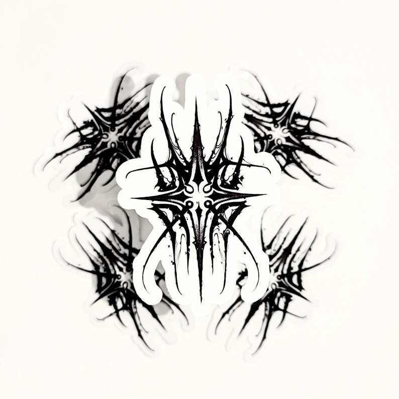 Cyber Sigilism Star 2 - Vinyl Sticker - Etsy