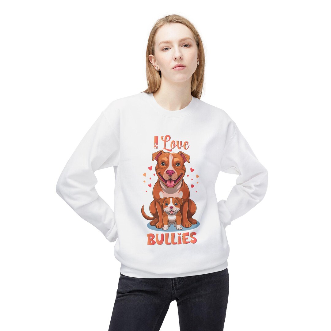 Pitbull Mom Sweatshirt, Bull Terrier Lover Gift, Pitbull Owner Clothing ...