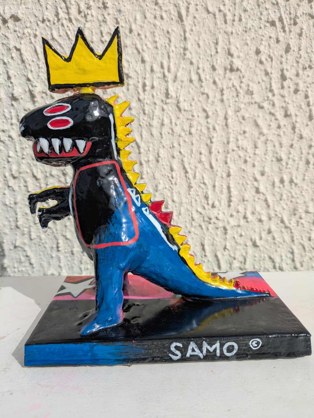 Jean-michel Basquiat Dinosaur - Etsy UK