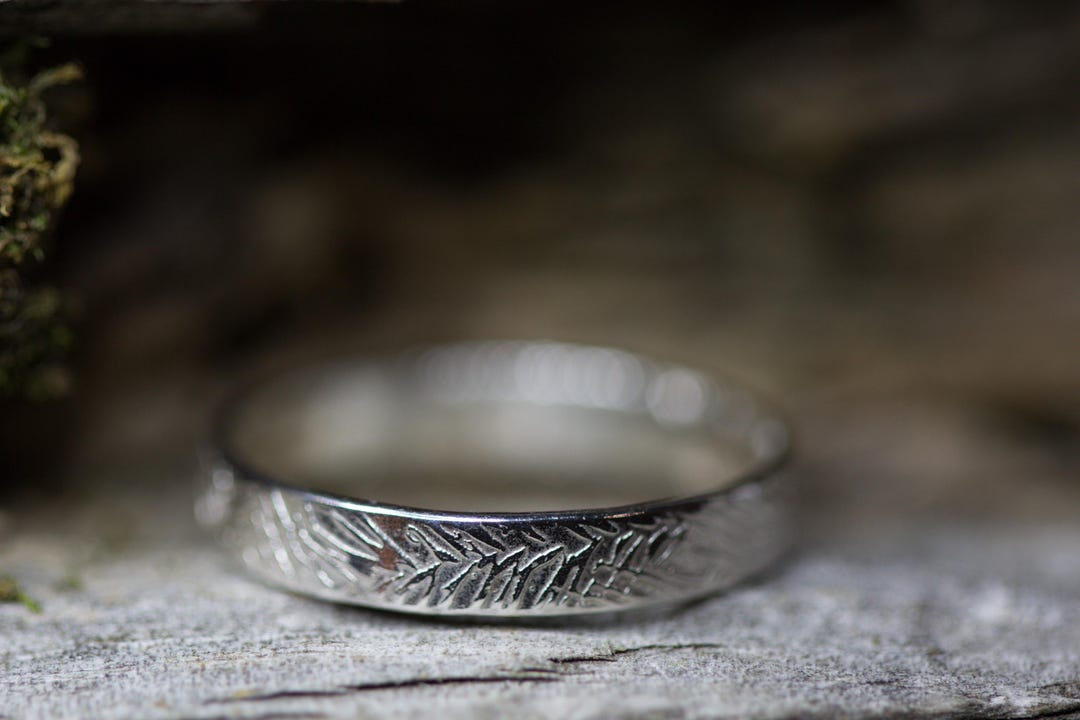 Pine Needle Ring * Sterling Silver Stacking * Minimalist Band* Any Size ...