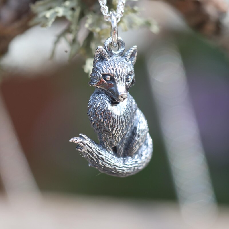 Fox Necklace Pendant - Etsy