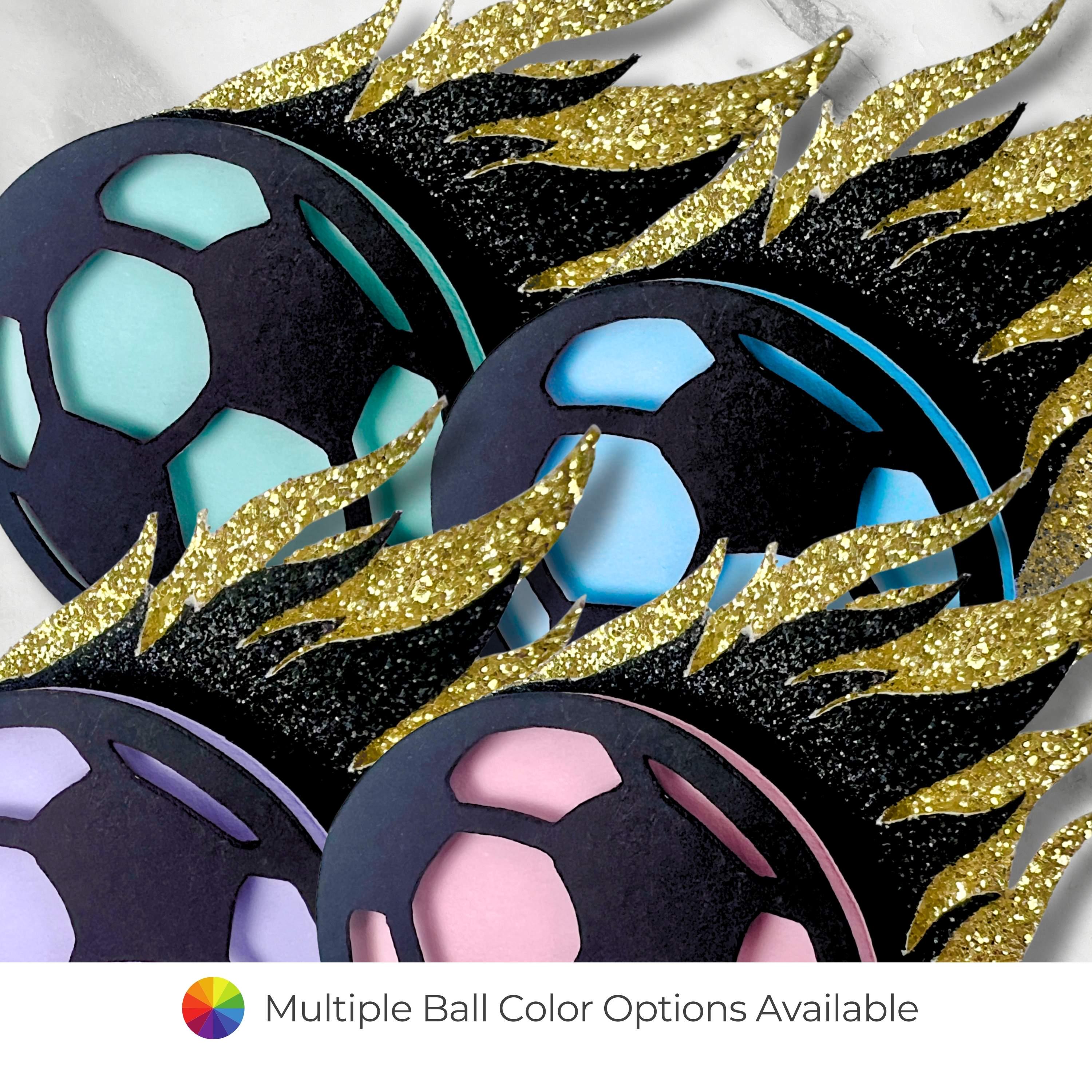 Soccer Cupcake Toppers – Sports Party Decoration in Team Colors, Soccer ...