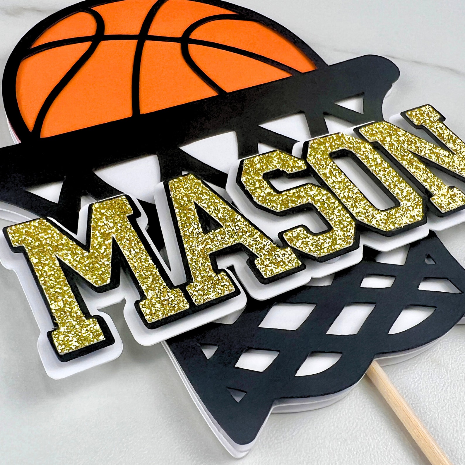 Boys Basketball Centerpiece Set Birthday Party Decoration 3-piece Set ...