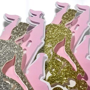 Princess Cake Topper - Birthday Party Princess Decoration - Pink and ...