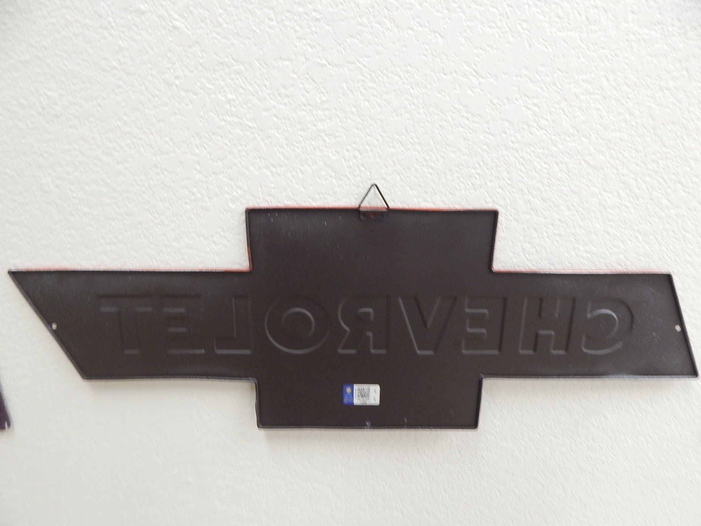 Large Chevrolet Bowtie Metal Sign Red, White and Blue - Etsy