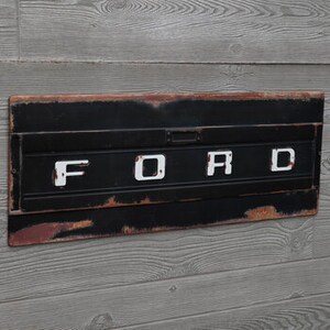 Vintage Ford Truck Tailgate Wall Art Sign - Etsy