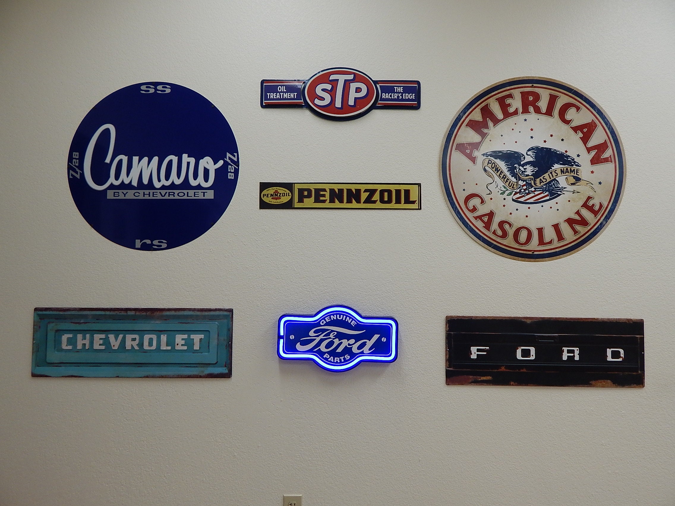 Ford Genuine Parts Licensed LED Neon Blue Sign Battery or USB - Etsy