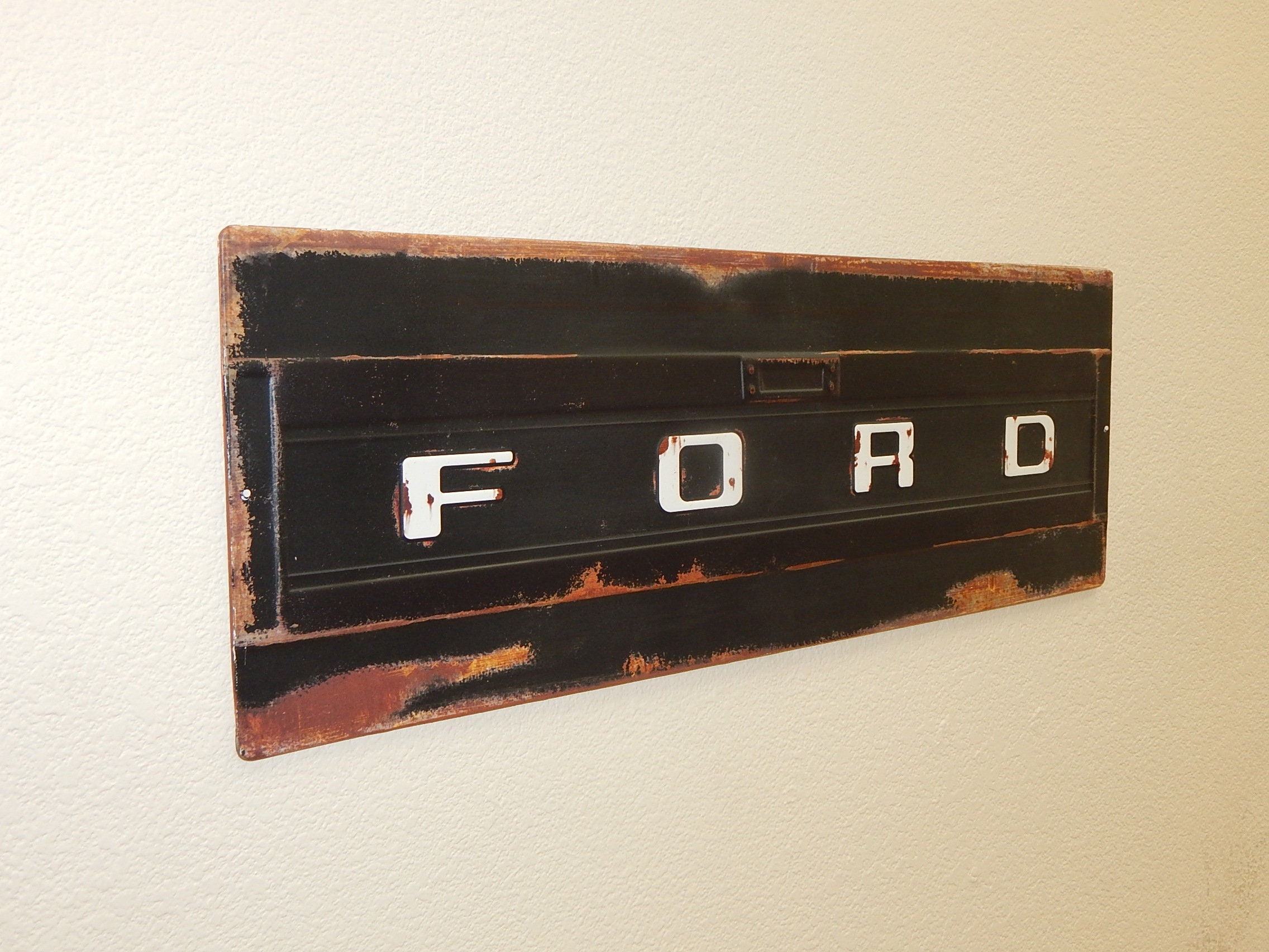 Vintage Ford Truck Tailgate Wall Art Sign - Etsy
