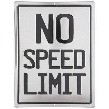 No Speed Limit Metal Sign - Etsy