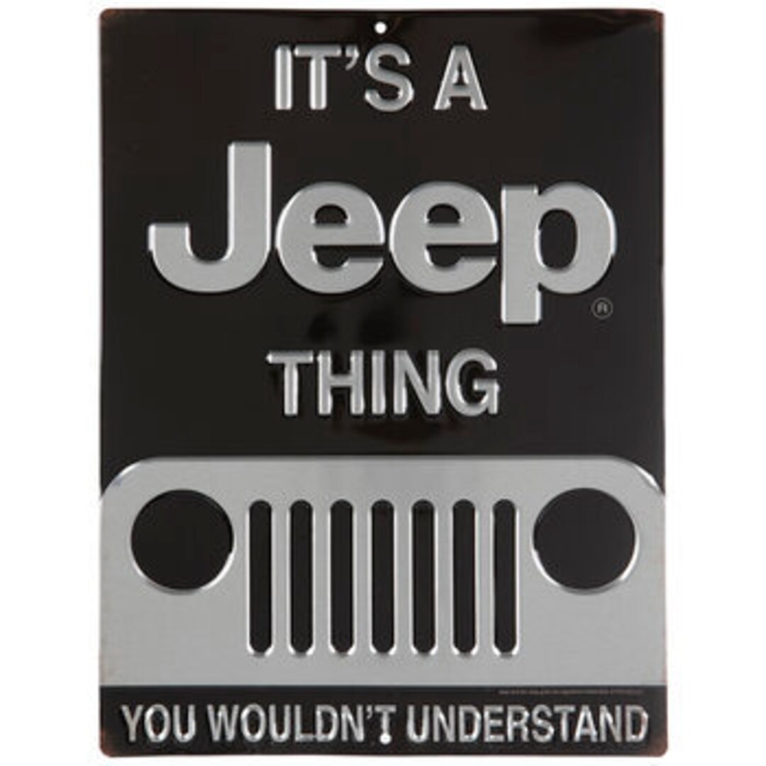 Its a Jeep Thing Metal Sign - Etsy