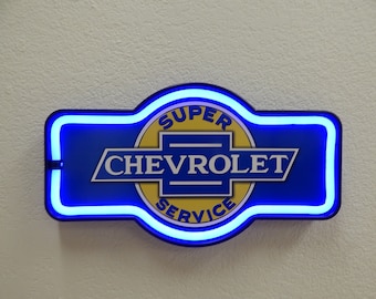 Chevrolet Led Sign - Etsy