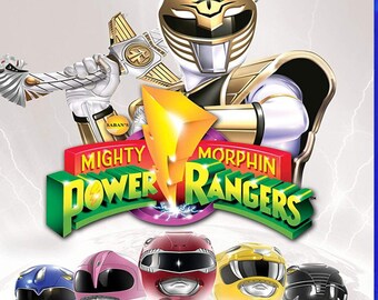Mighty Morphin Power Rangers the Complete Series Blu Ray,, - Etsy