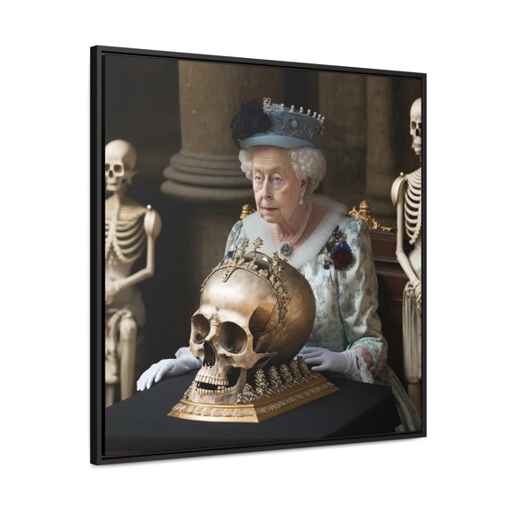Queen Skeleton Painting