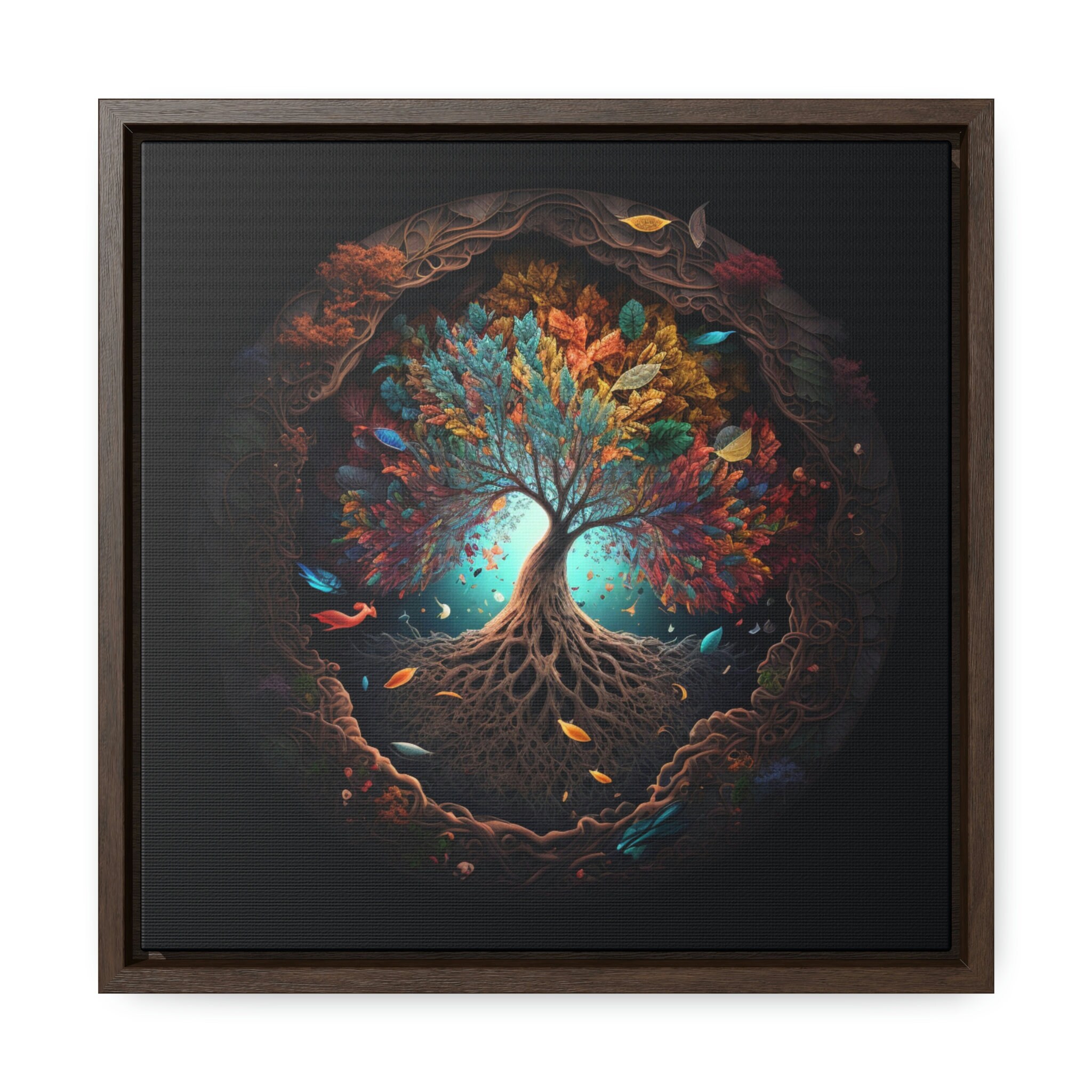 Roots and Branches: Tree of Life Canvas Painting Masterpiece Artwork ...