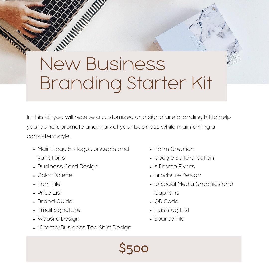New Business Branding Starter Kit - Etsy