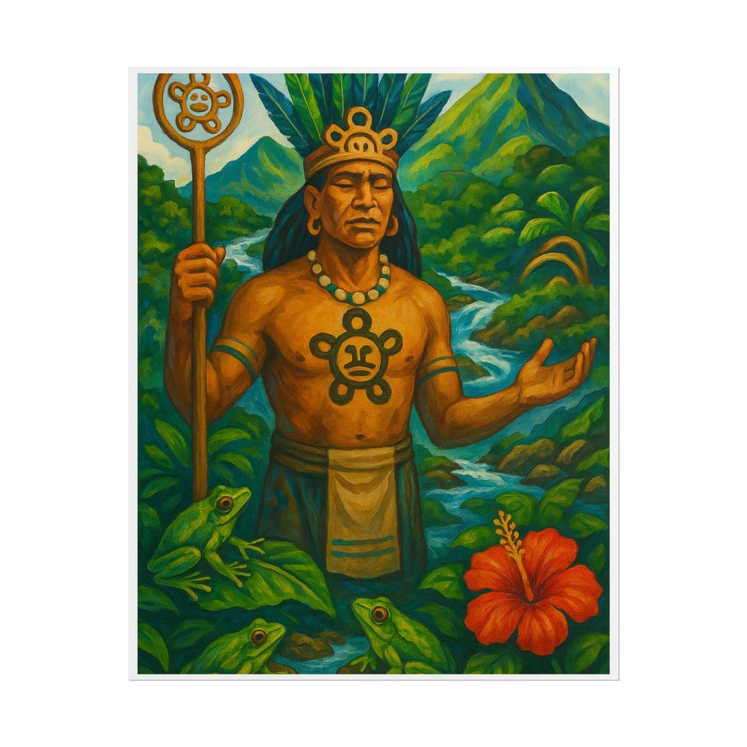 Taino Warrior Poster - Etsy