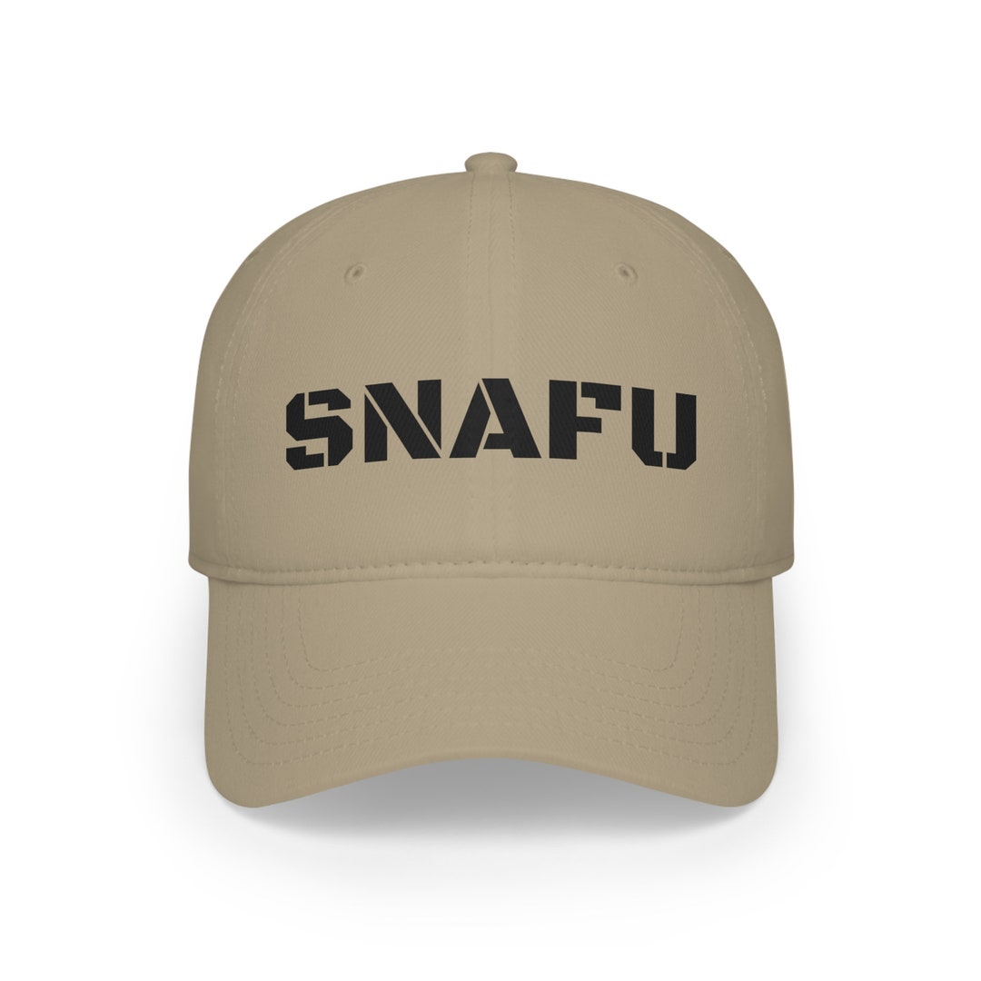 SNAFU Low Profile Baseball Cap Hat Dad Grandpa Mom Sister Grandma - Etsy