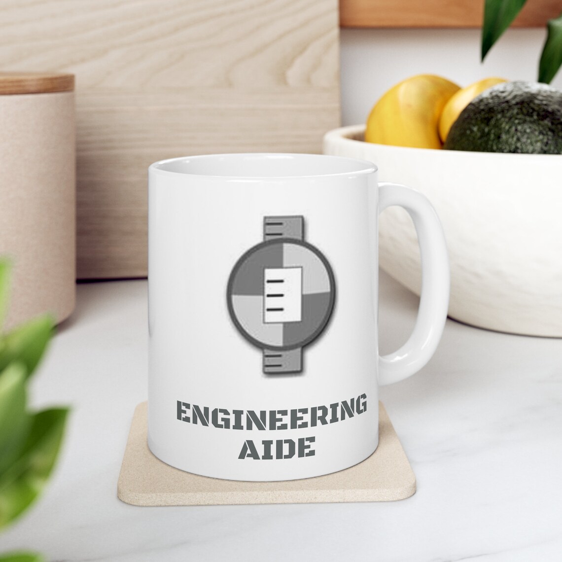 Double Sided Seabees Logo, EA Engineering Aide Rating, OF13, Ceramic ...