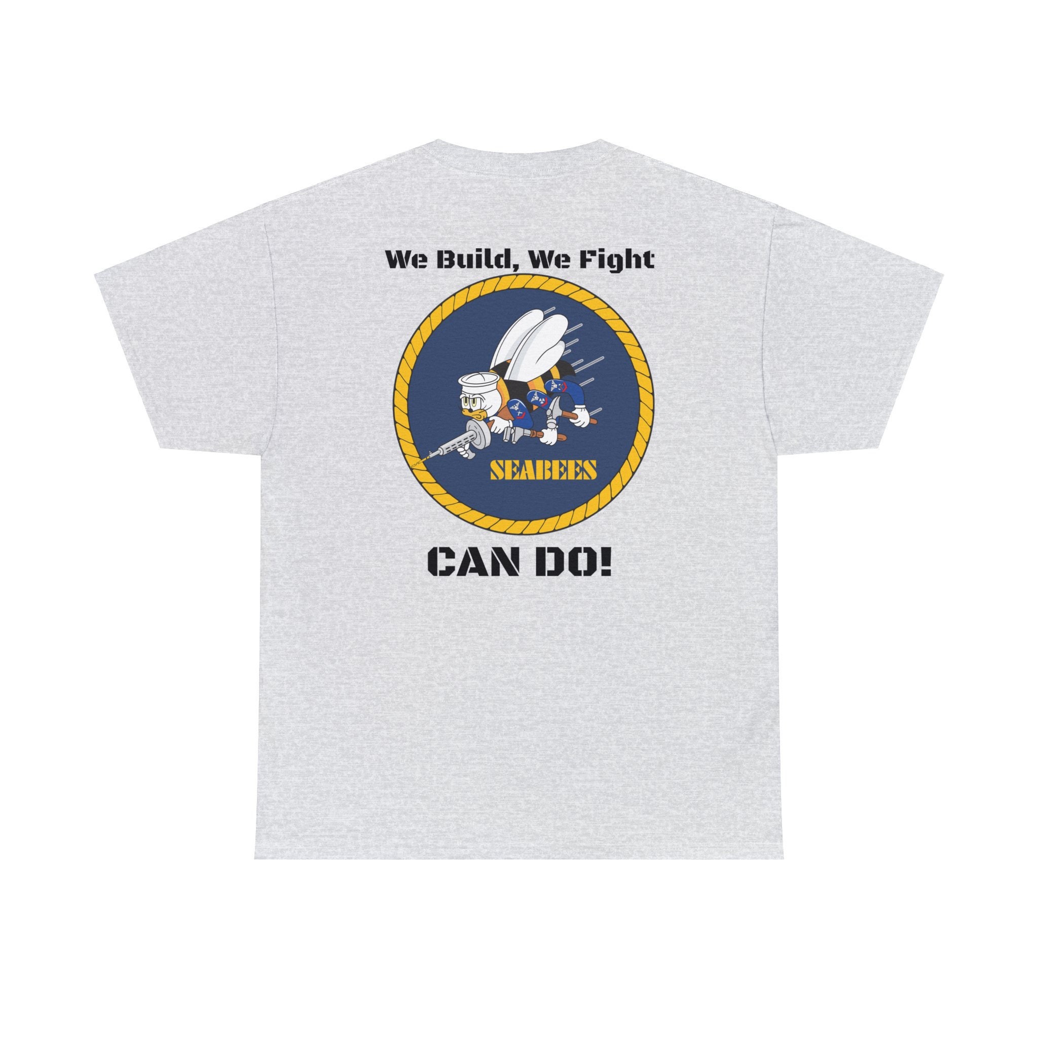 Double Sided Battalion NMCB ONE 1 BEEP Navy Seabees Logo T-shirt - Etsy