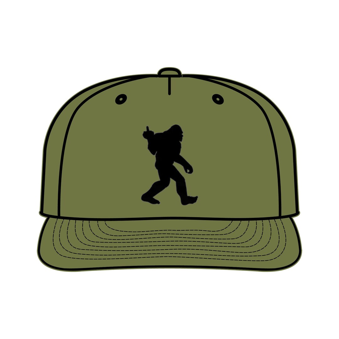 Sasquatch Bigfoot Surf Cap, Ballcap, Hat, Snapback, Funny Gift for ...