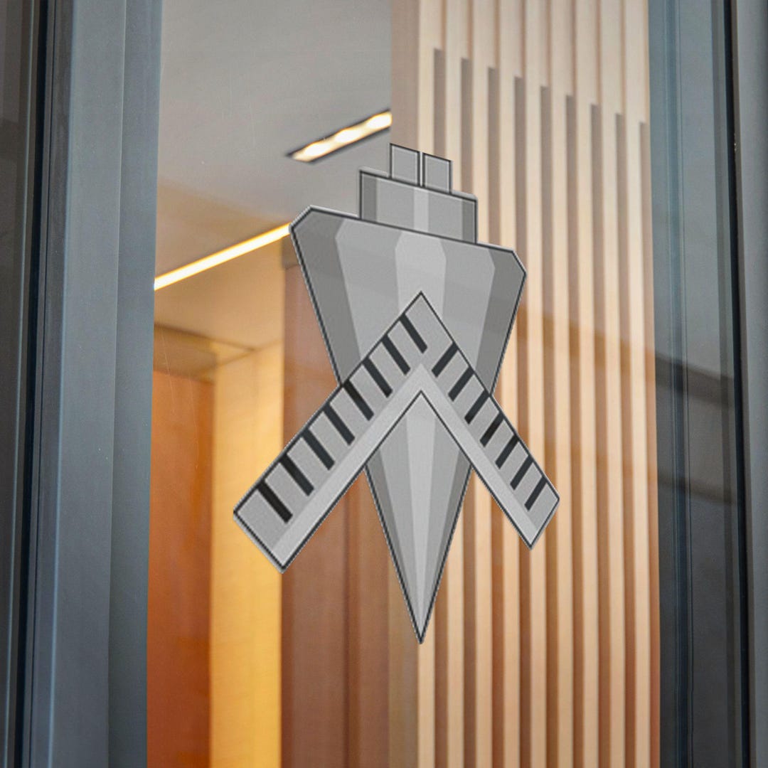 Anodized Builder Rating Insignia Die-cut Sticker Gun Graphic Decal ...