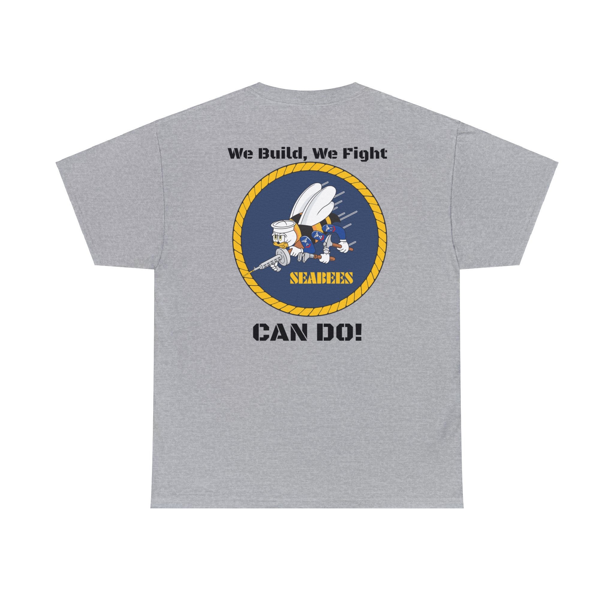 Double Sided Battalion NMCB ONE 1 BEEP Navy Seabees Logo T-shirt - Etsy