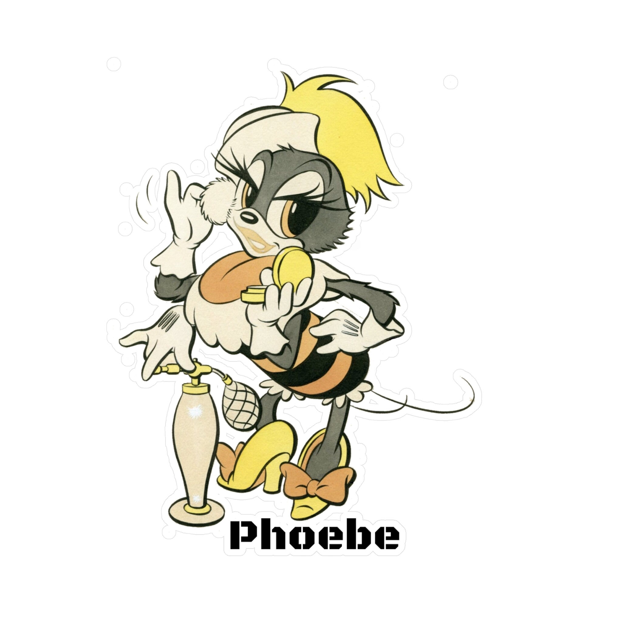 Phoebe Vinyl Decals 4 Sizes Female Seabee Navy Seabees Sticker - Etsy