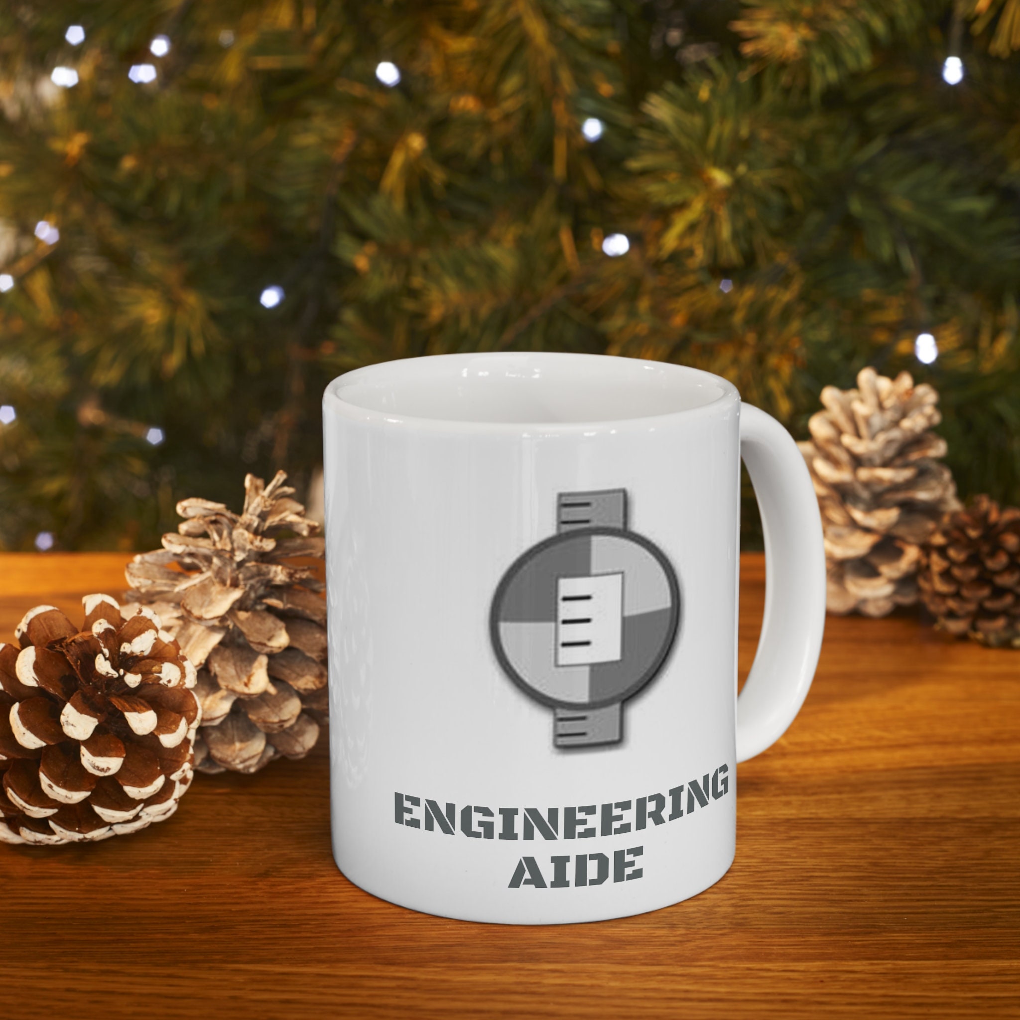 Double Sided Seabees Logo, EA Engineering Aide Rating, OF13, Ceramic ...