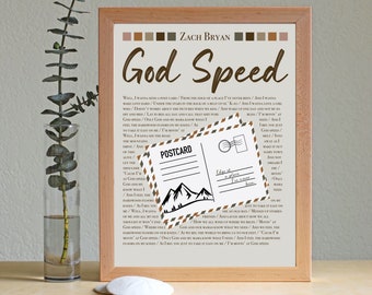 God Speed Poster - Etsy