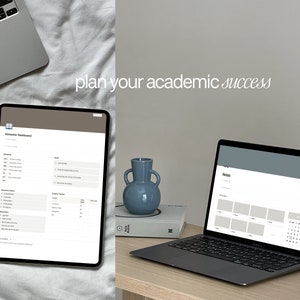 Academic Notion Planner | Student Notion Template | Simple Notion ...