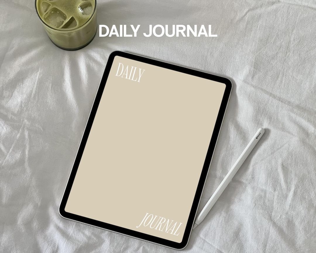 Daily Digital Journal | Journal for Goodnotes, Notability | Journaling ...